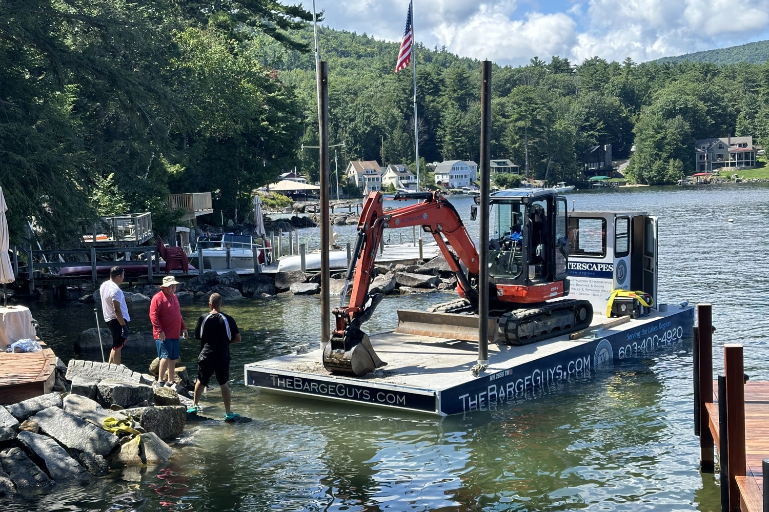 Barge Rental & Lake Services in NH | The Barge Guys